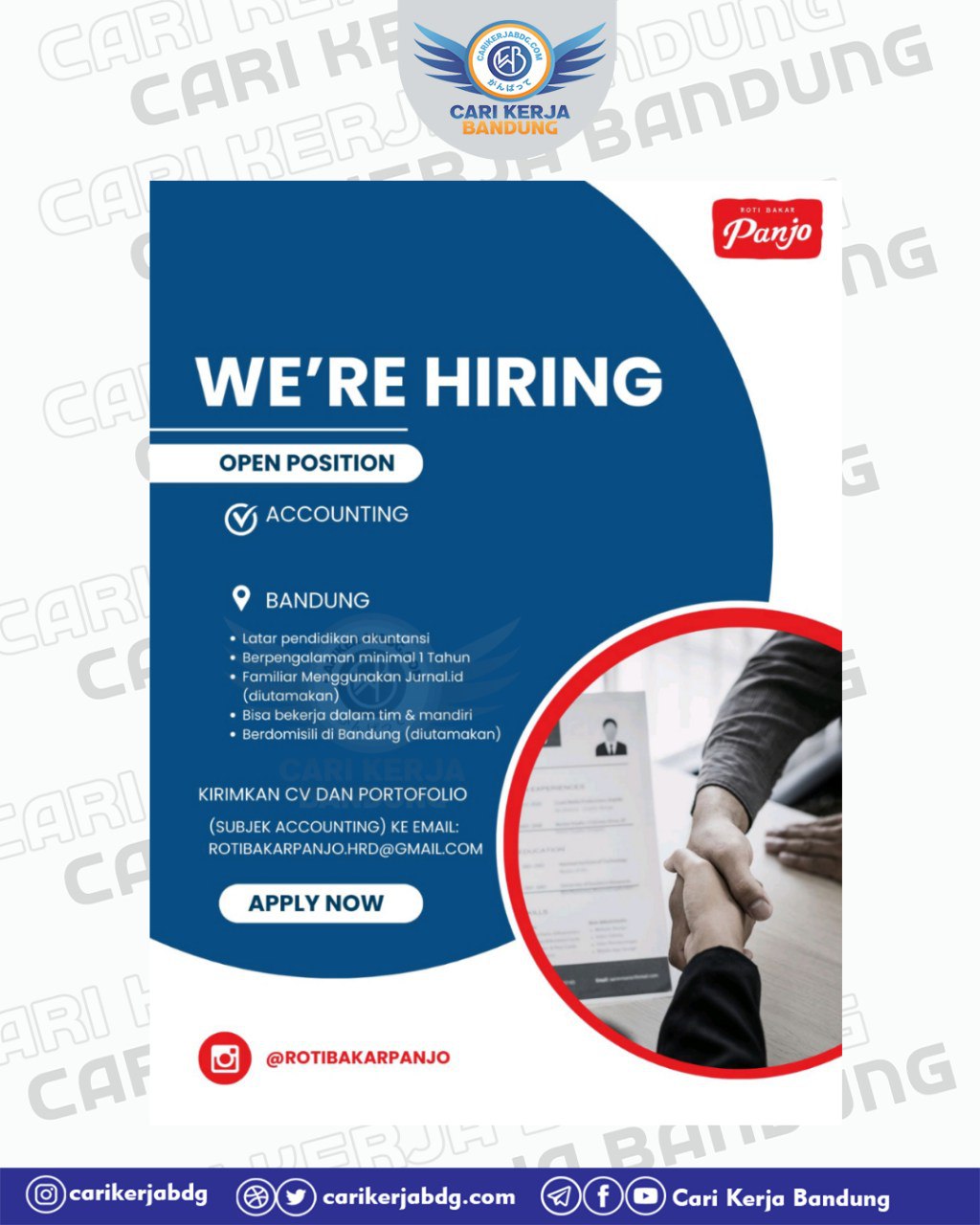 ROTI BAKAR PANJO - Cari Kerja Bandung